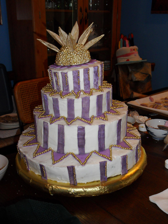 TA DA! cake construction. | Grace Uncensored